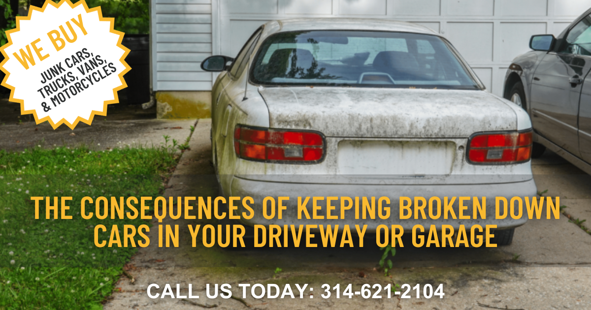 Consequences of Broken Down Cars in Your Driveway or Garage